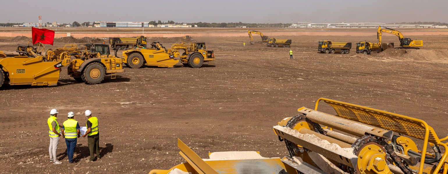 Les travaux de terrassement du nouveau terminal de l’aéroport Mohammed V officiellement lancés ...